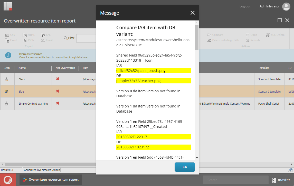 Comparing Sitecore Items as Resources: A Guide to Functionality and Comparison Methods | uxbee